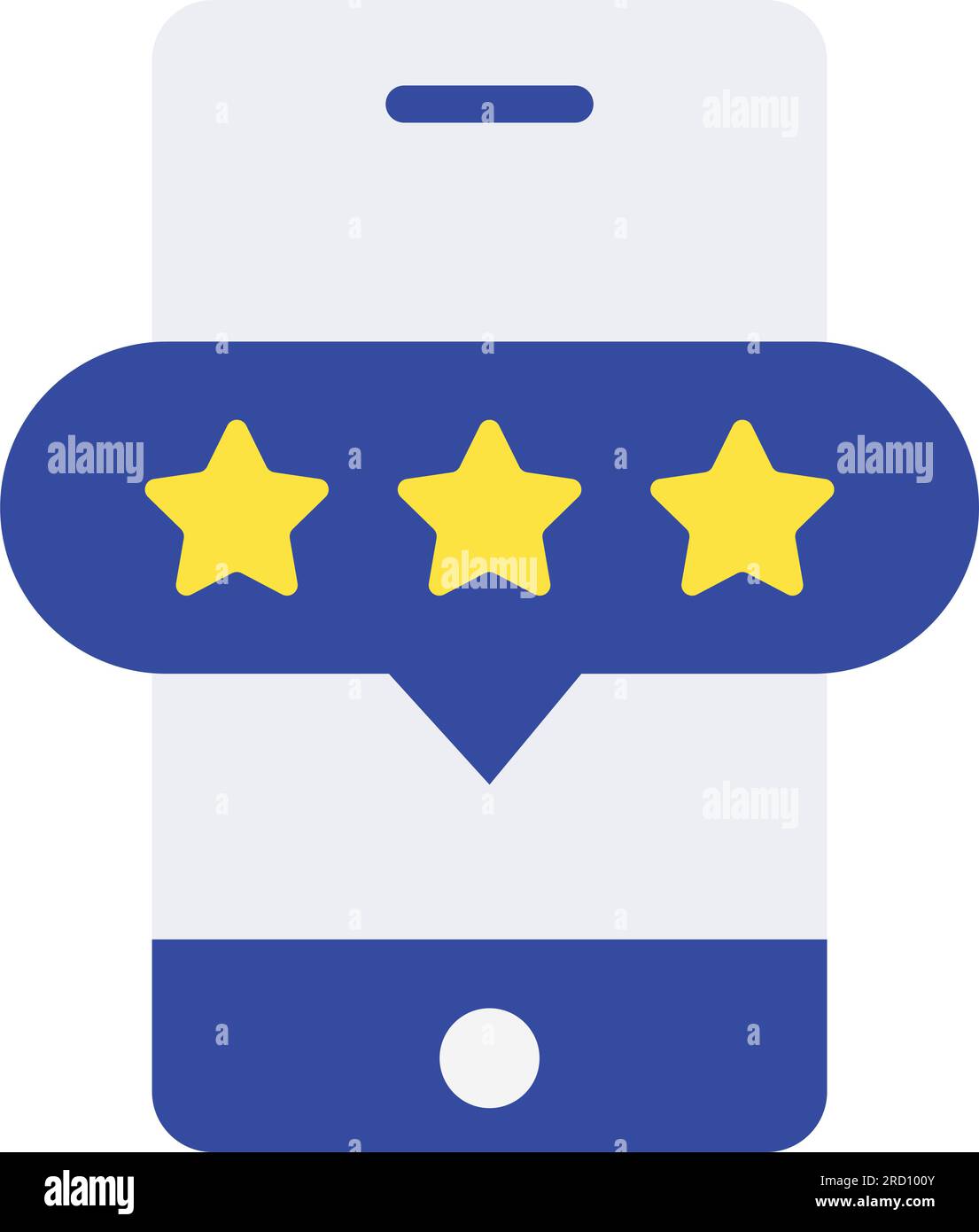 Mobile Review Icon Image Stock Vector Image & Art - Alamy