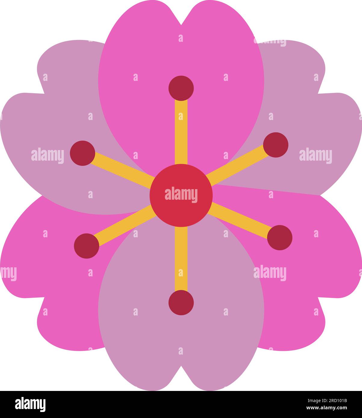 Cherry Blossom Icon Image Stock Vector Image & Art - Alamy