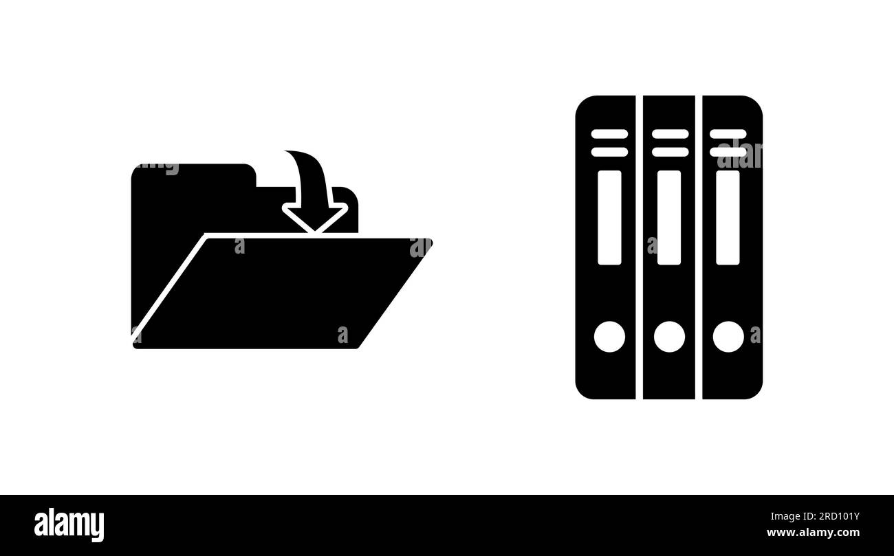 Archive icon vector. archive storage icon vector. folders icon Stock Vector Image & Art - Alamy