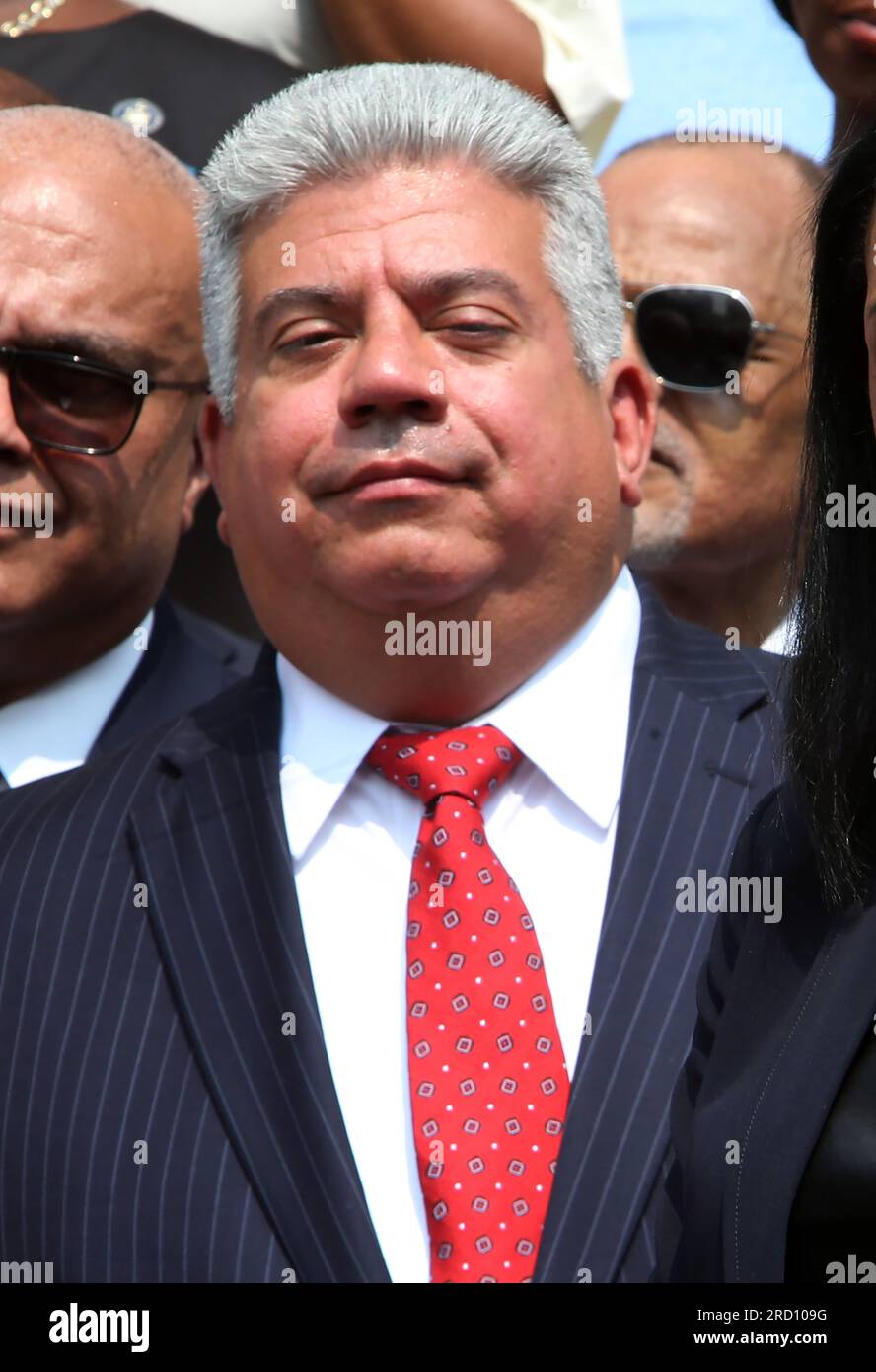 Bronx, NY, USA. 17th July, 2023. New York City Mayor Eric Adams ...
