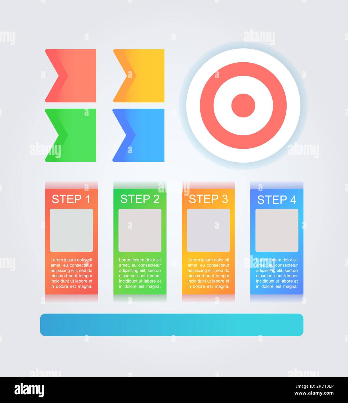 Workflow process scheme colorful flowchart hi-res stock photography and ...
