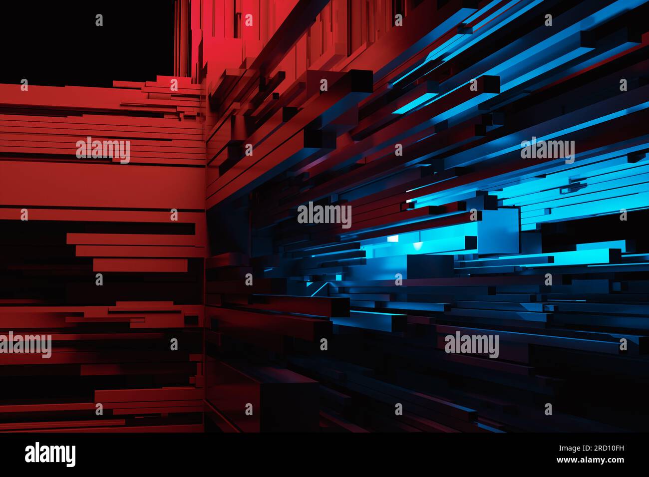 Futuristic structure background with geometric shapes reminiscent of ...