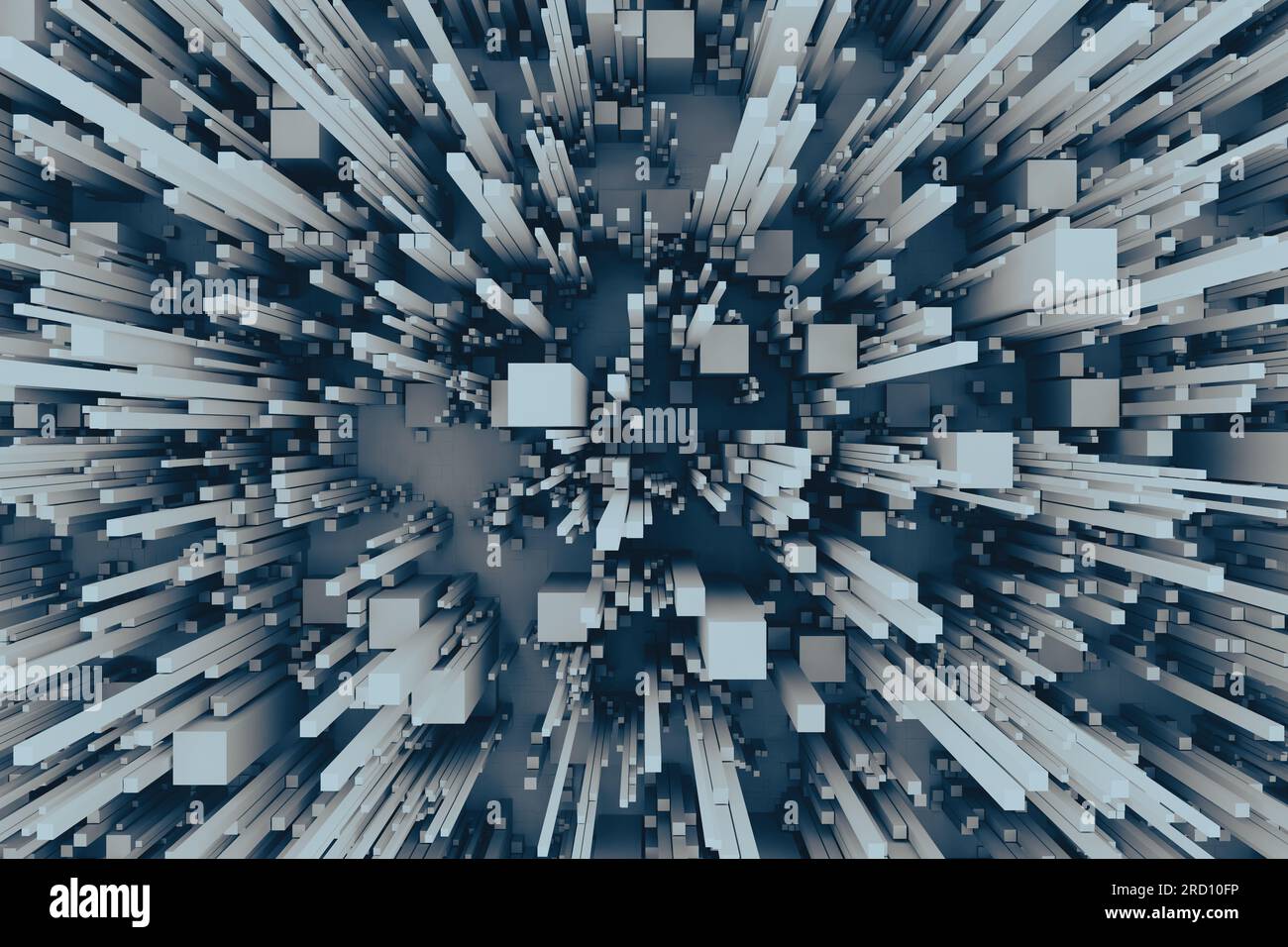 Futuristic structure background with geometric shapes reminiscent of ...