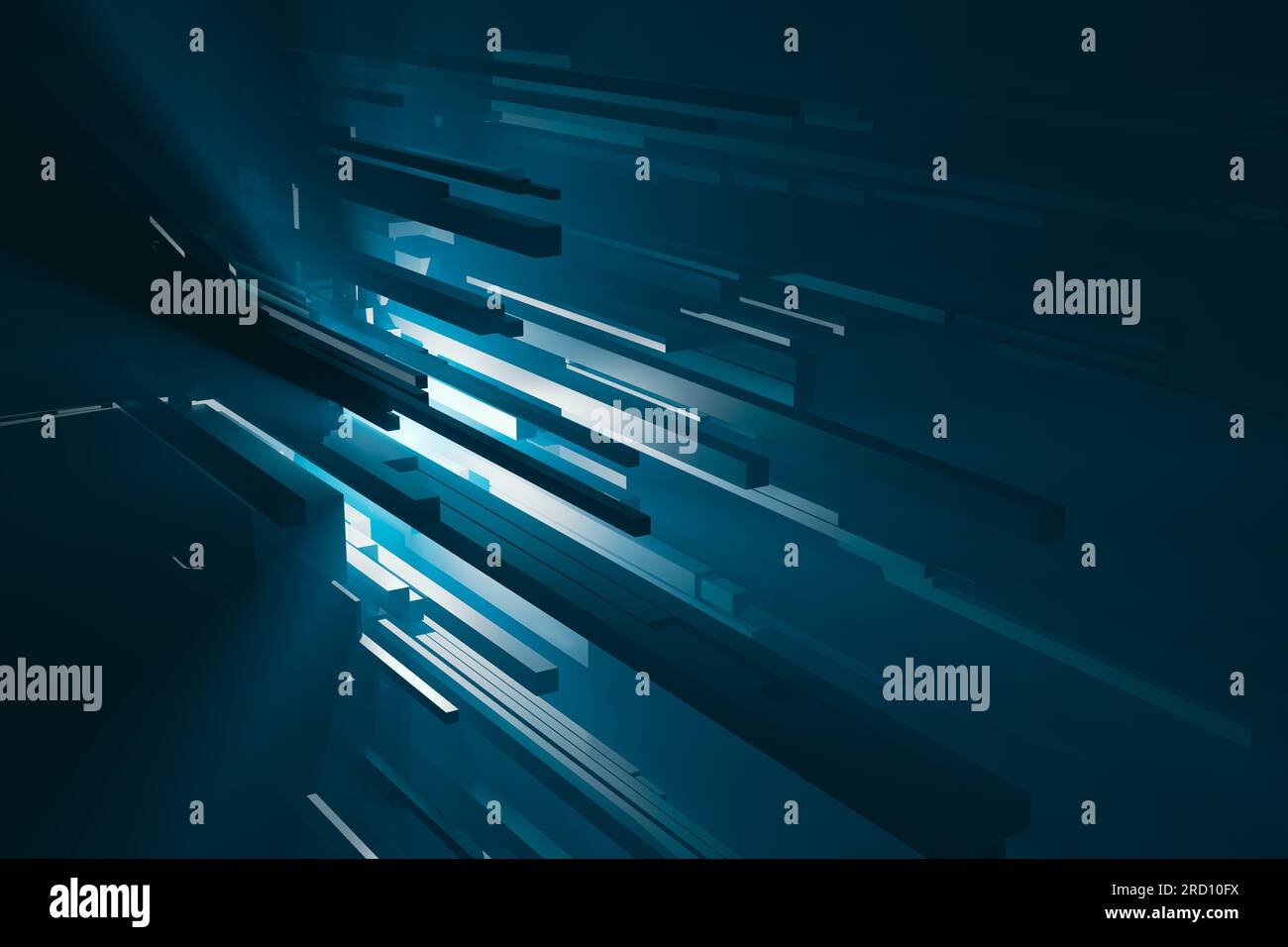 Futuristic structure background with geometric shapes reminiscent of ...