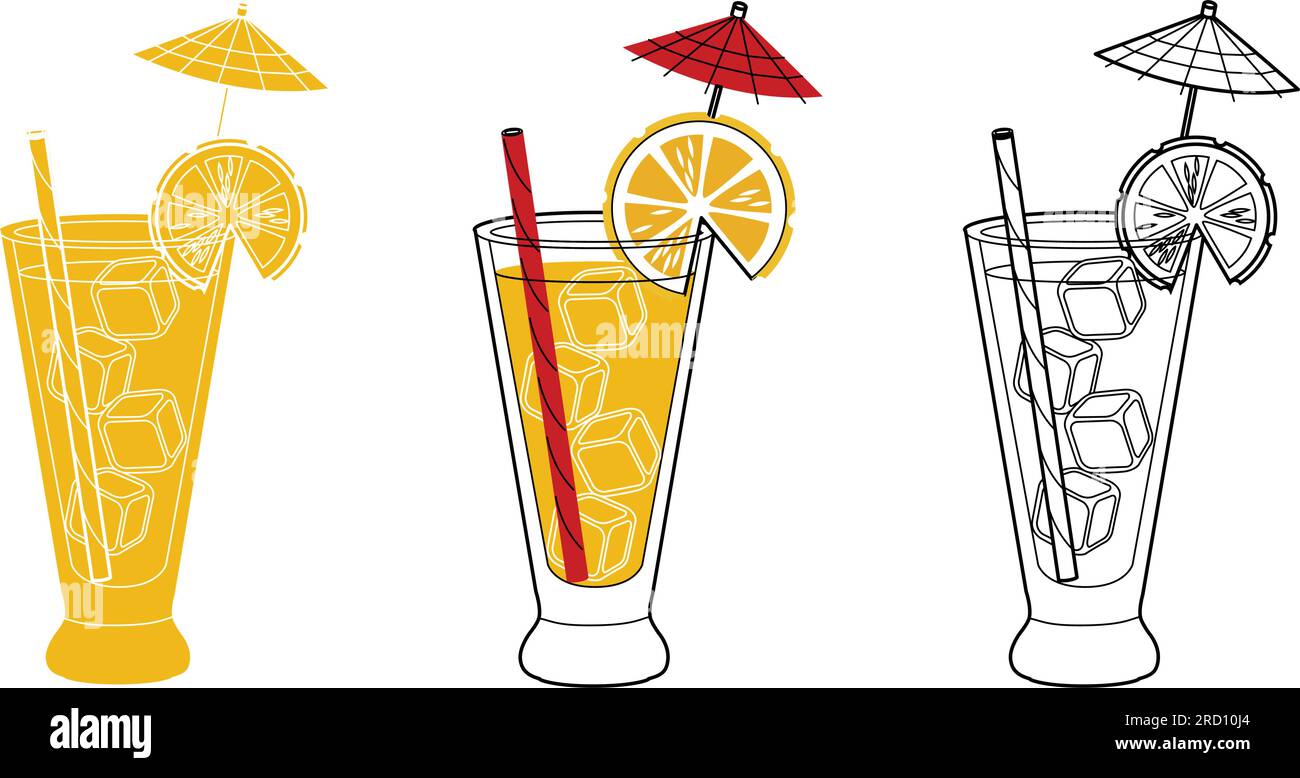 Screwdriver cocktail Stock Vector Images - Alamy
