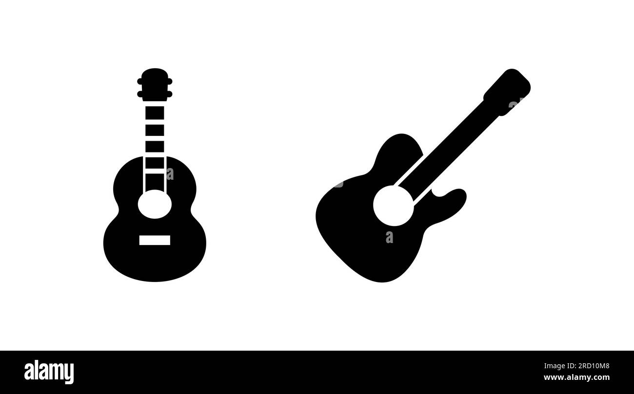 Guitar icon vector. musical instrument sign Stock Vector Image & Art ...