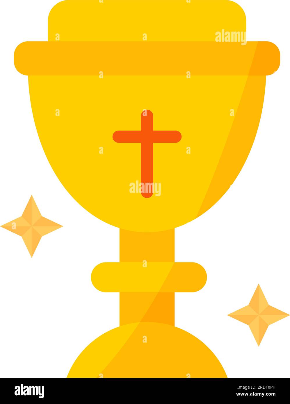 Chalice line icon religious Stock Vector Images - Alamy