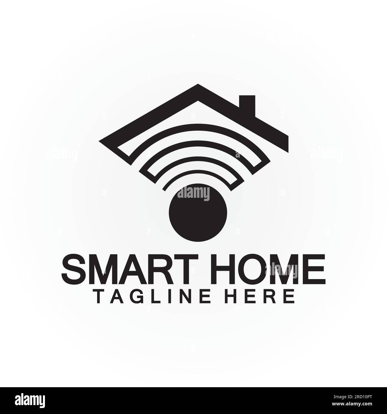 Home wifi logo hi-res stock photography and images - Alamy