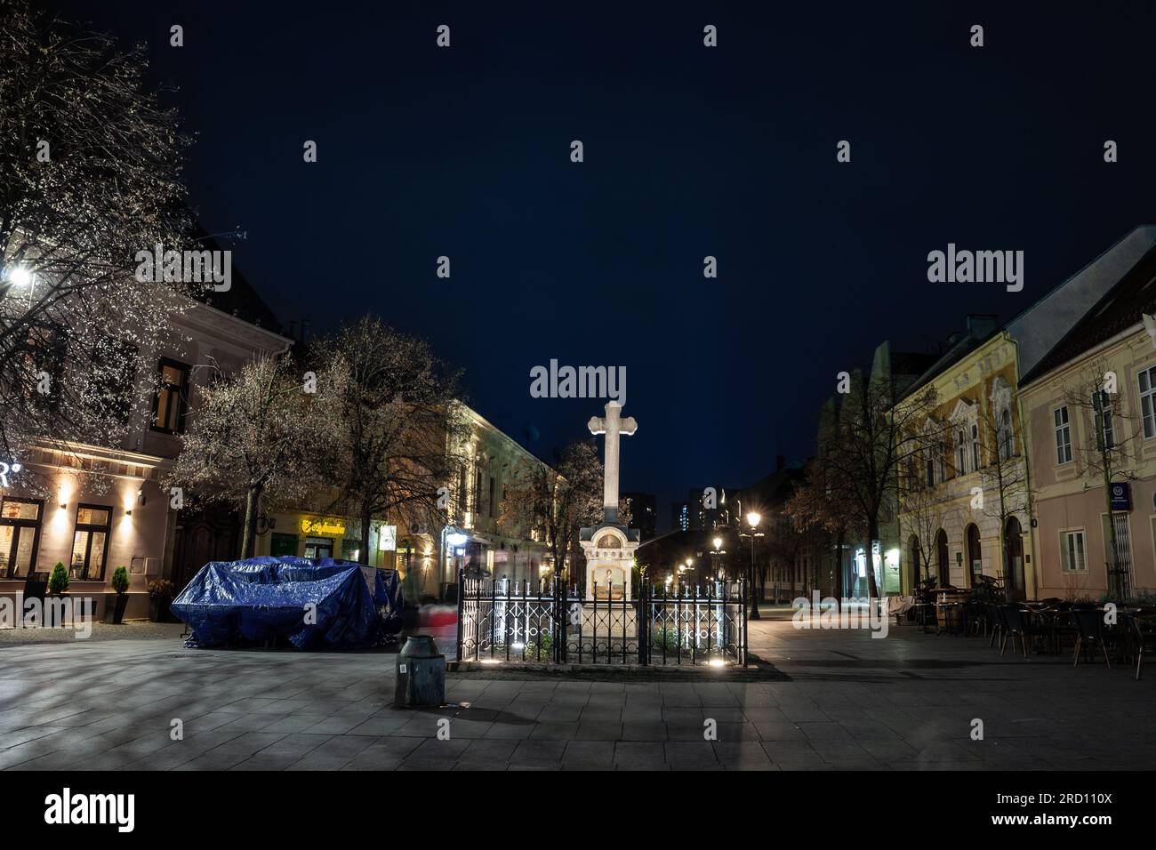 Picture of the main square of Zemun, Veliki Trg, with its typical ...