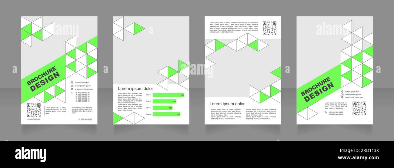 Business process analysis blank brochure design Stock Vector Image ...