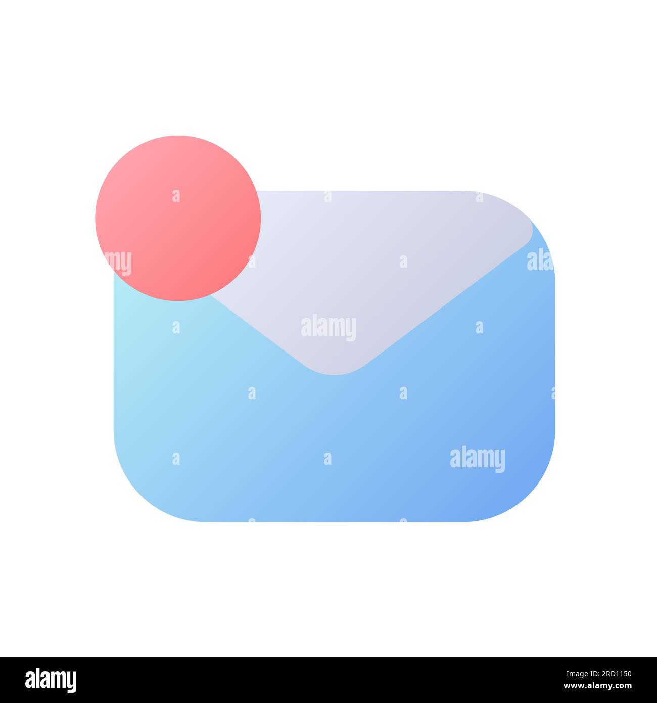 Letter notification pixel perfect flat gradient two-color ui icon Stock ... Letter notification pixel perfect flat gradient two-color ui icon Stock ...