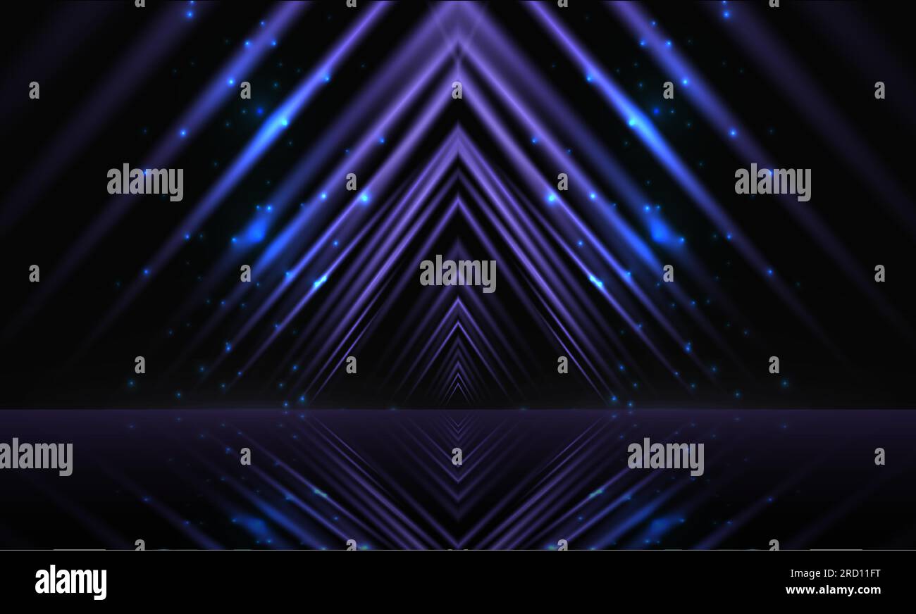 Award ceremony background with blue and violet light rays. Luxury ...