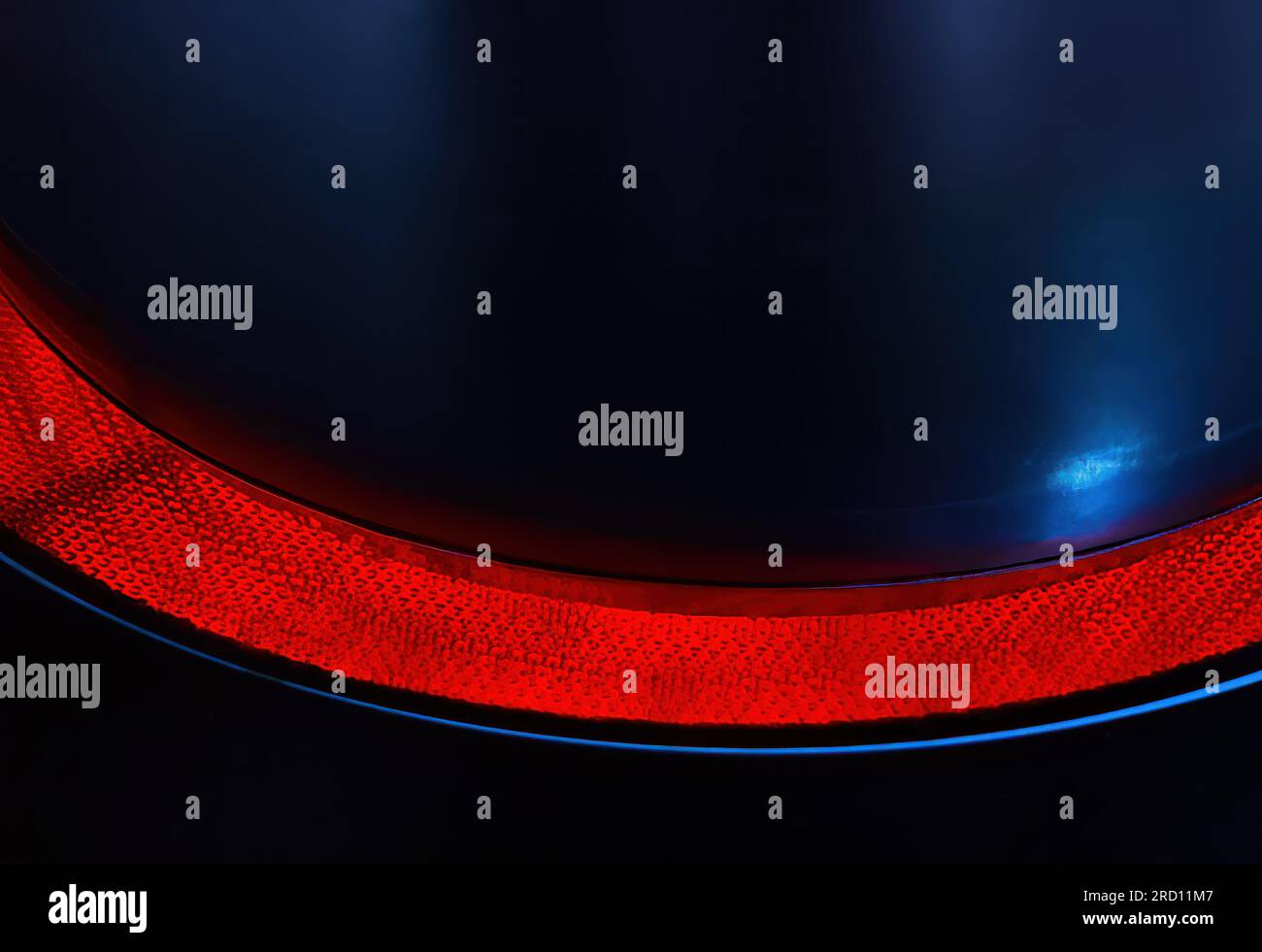 Hot red light on electric stove . Heated stove burner Stock Photo - Alamy