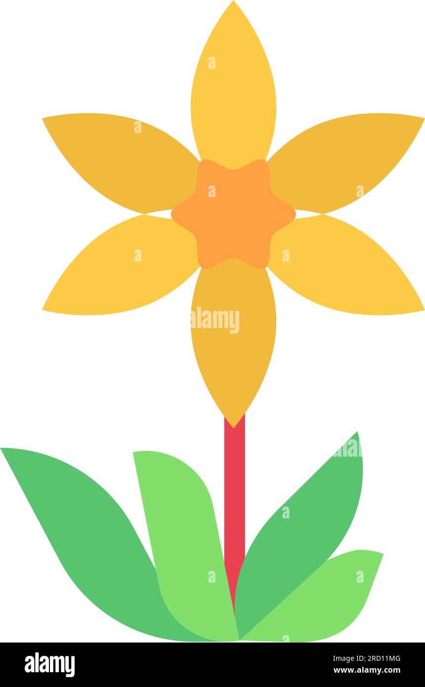 Daffodil Icon Image Stock Vector Image & Art - Alamy