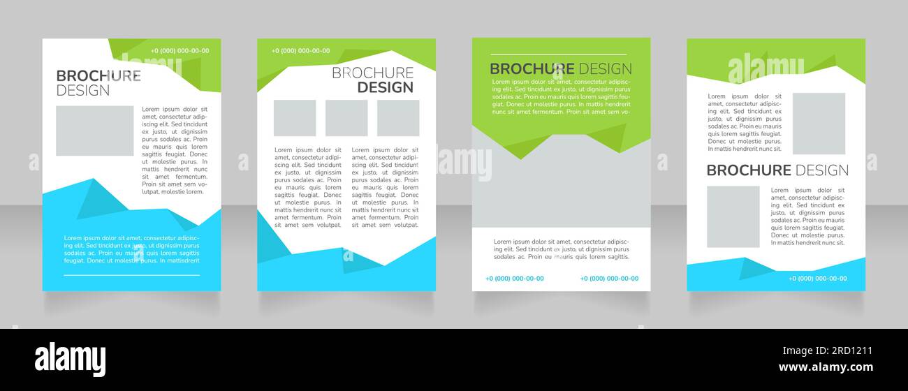 Inclusive student community advertising blank brochure layout design ...