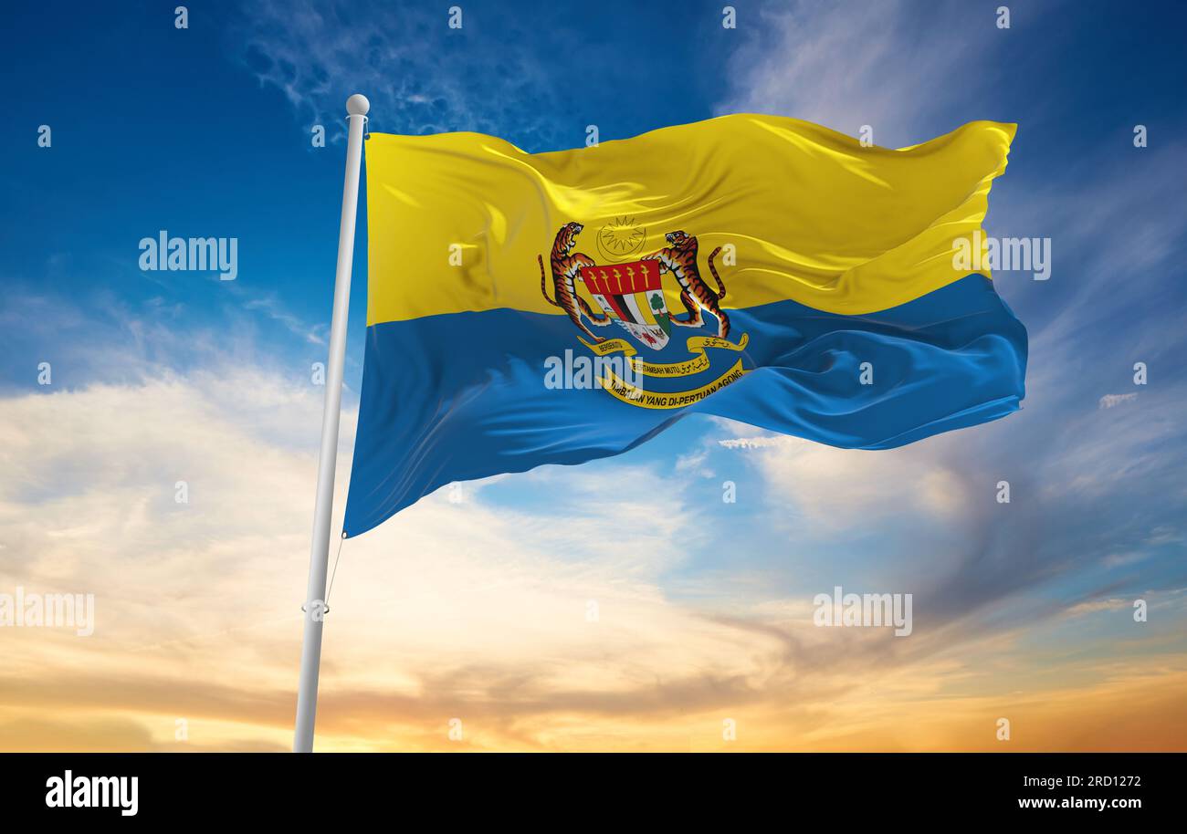 official flag of Personal standard of Deputy Yang di-Pertuan Agong ...