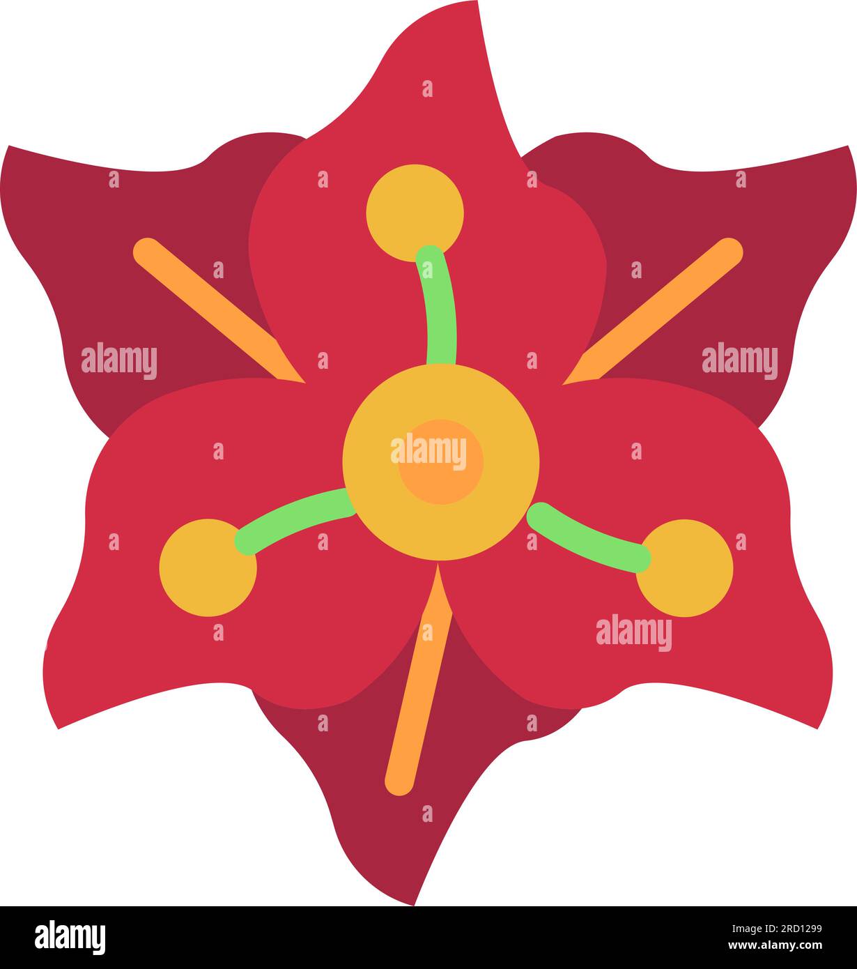 Gladiolus Icon Image Stock Vector Image & Art - Alamy