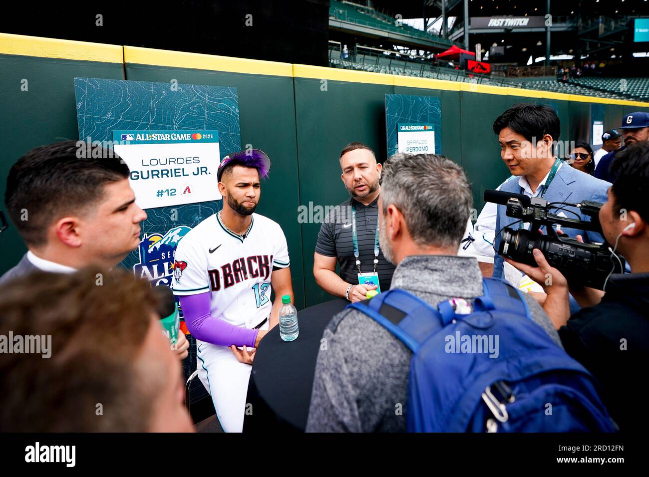 National League's Lourdes Gurriel Jr., of the Arizona Diamondbacks ...