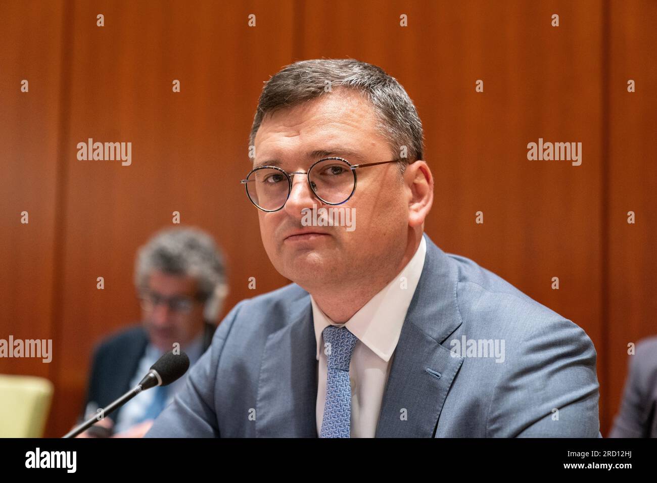 Foreign Minister of Ukraine Dmytro Kuleba attends Commemoration of the ...
