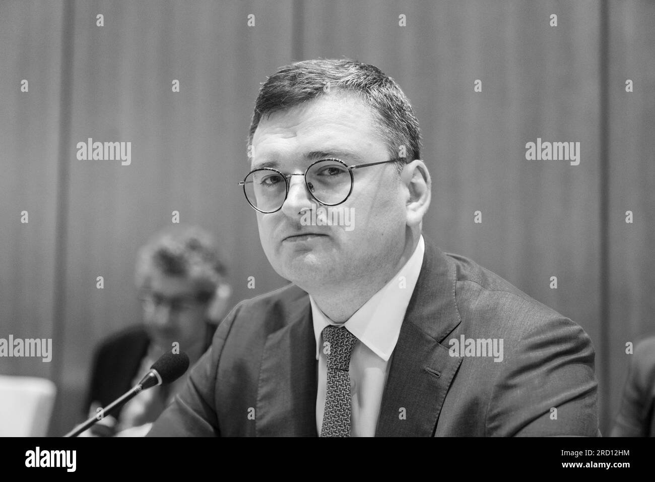 Foreign Minister of Ukraine Dmytro Kuleba attends Commemoration of the ...