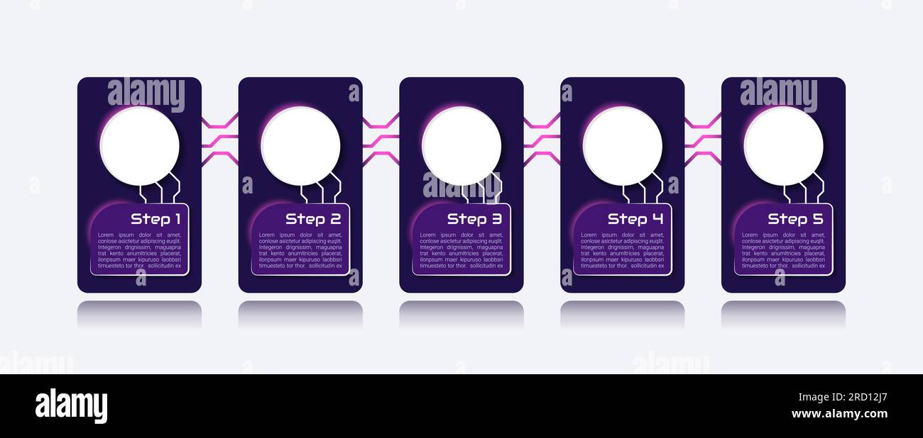 Software development infographic chart design template Stock Vector ...