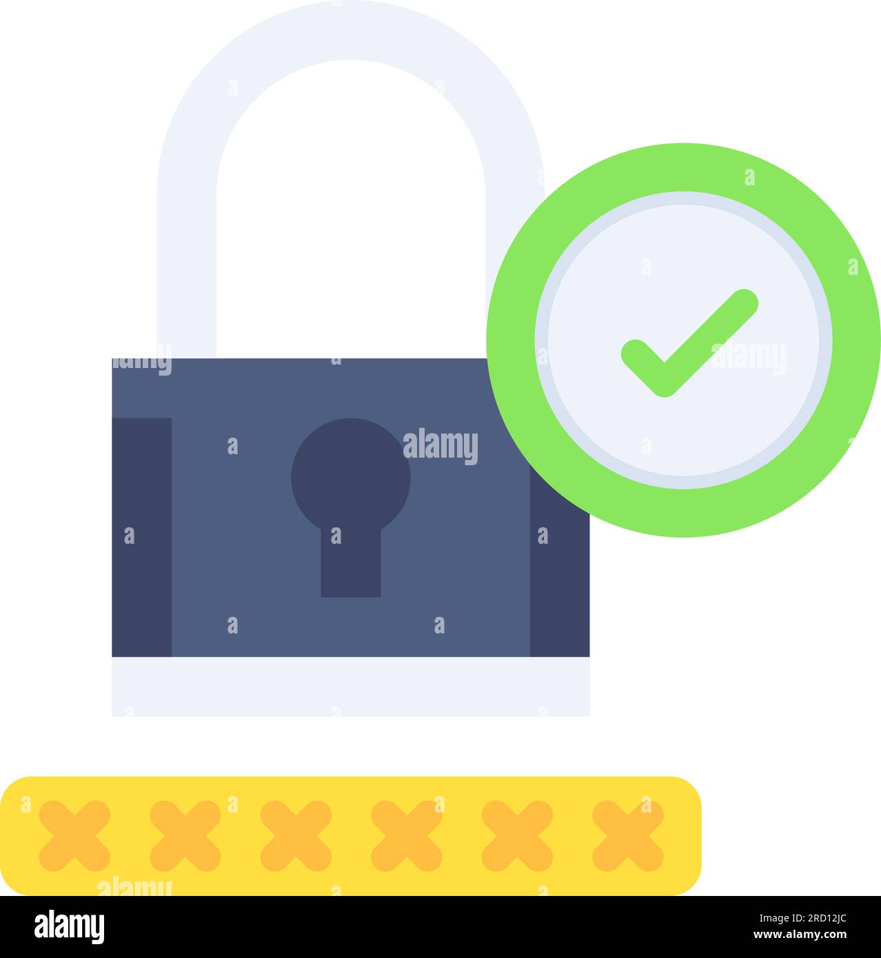 Password Approved Icon Image Stock Vector Image & Art - Alamy