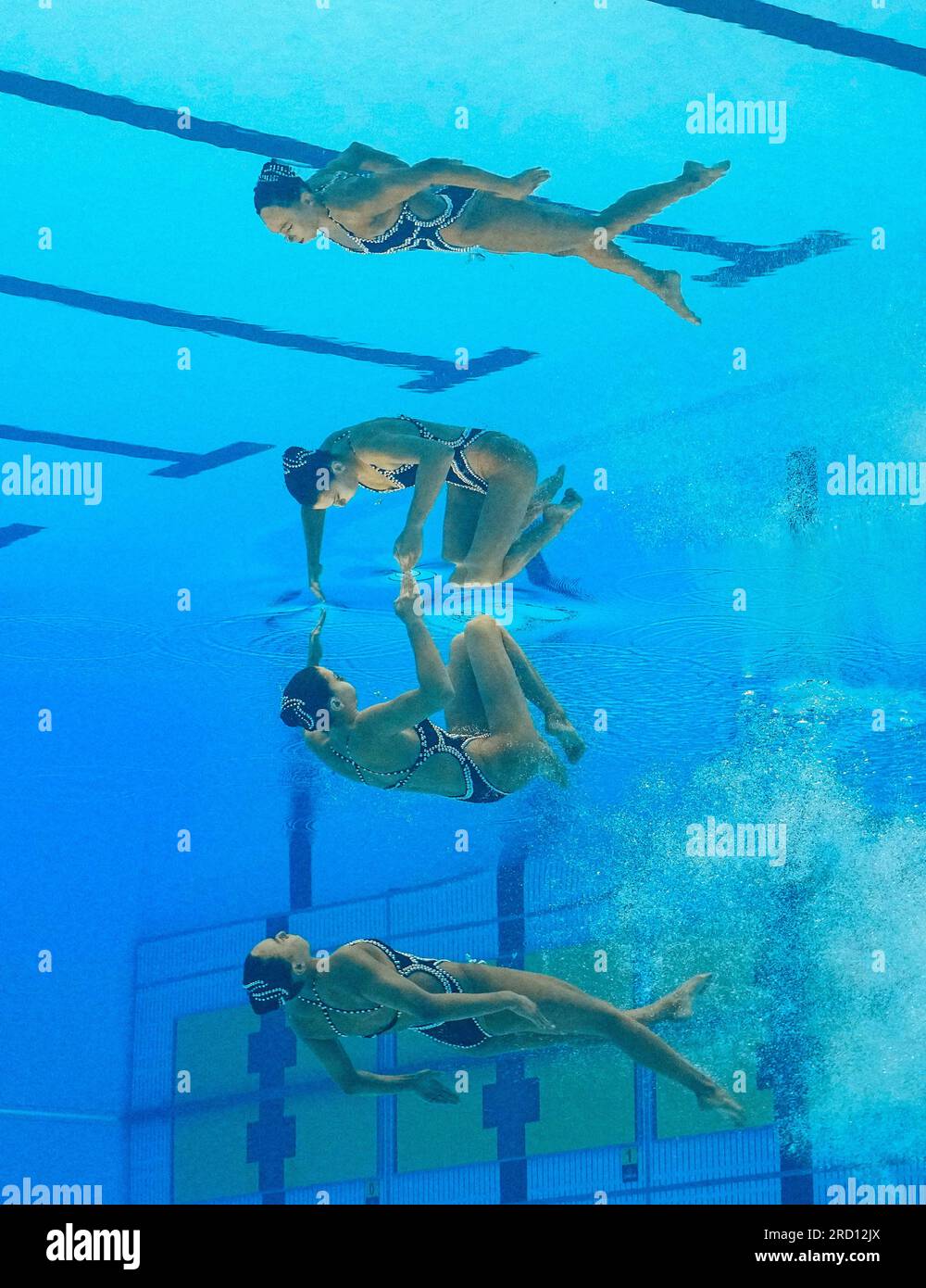 Megumi Field and Ruby Remati, of United States, compete in the women's ...