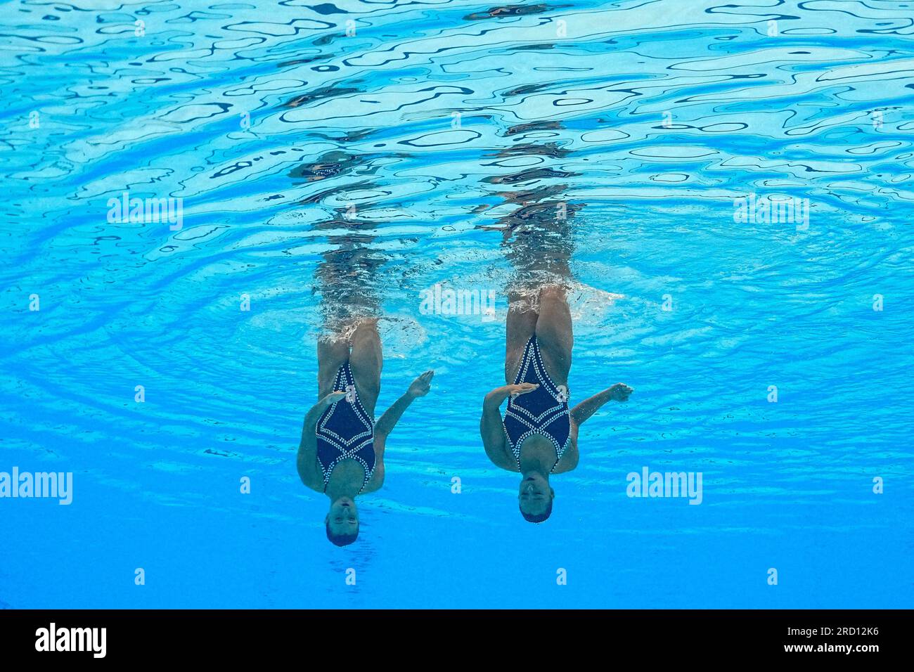 Megumi Field and Ruby Remati, of United States, compete in the women's ...