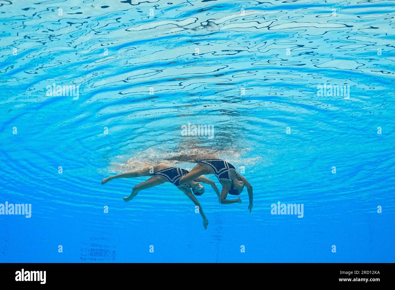 Megumi Field and Ruby Remati, of United States, compete in the women's ...