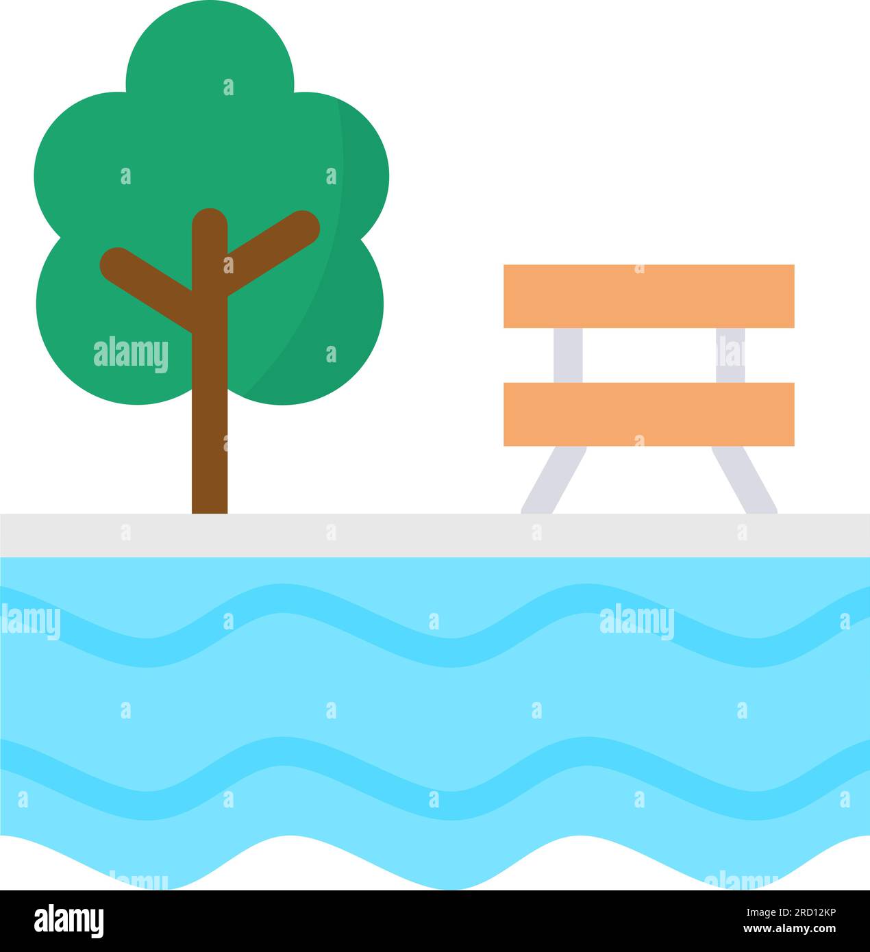 Lake Icon Image Stock Vector Image & Art - Alamy