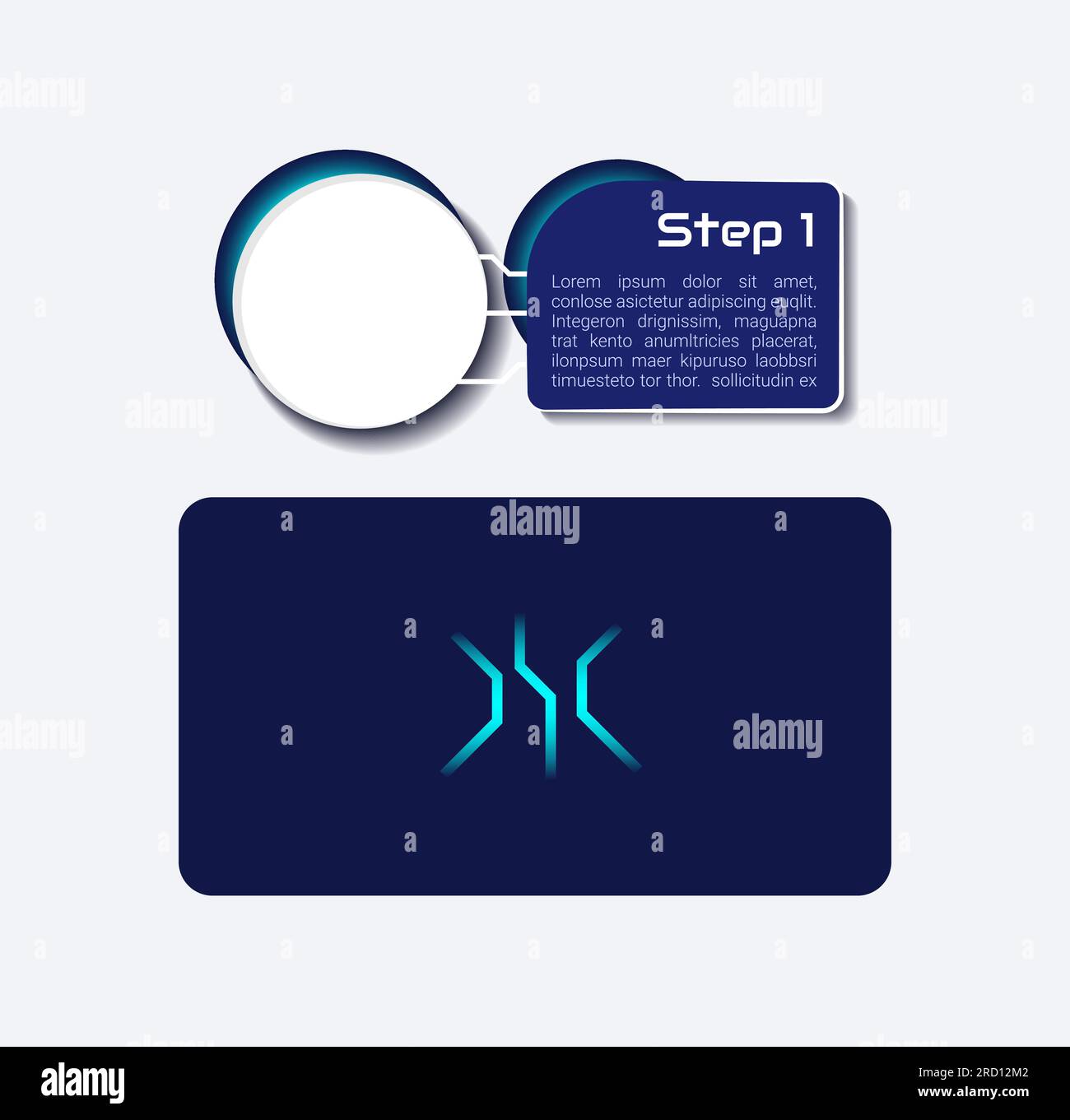 Virtual reality for science infographic chart design element set Stock ...