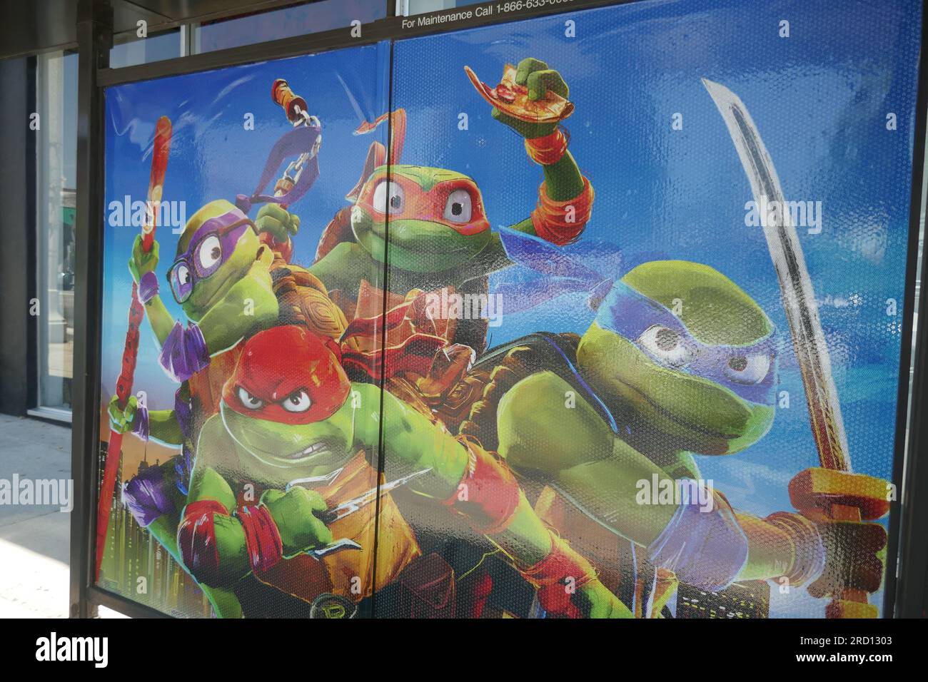 West Hollywood, California, USA 17th July 2023 Teenage Mutant Ninja ...