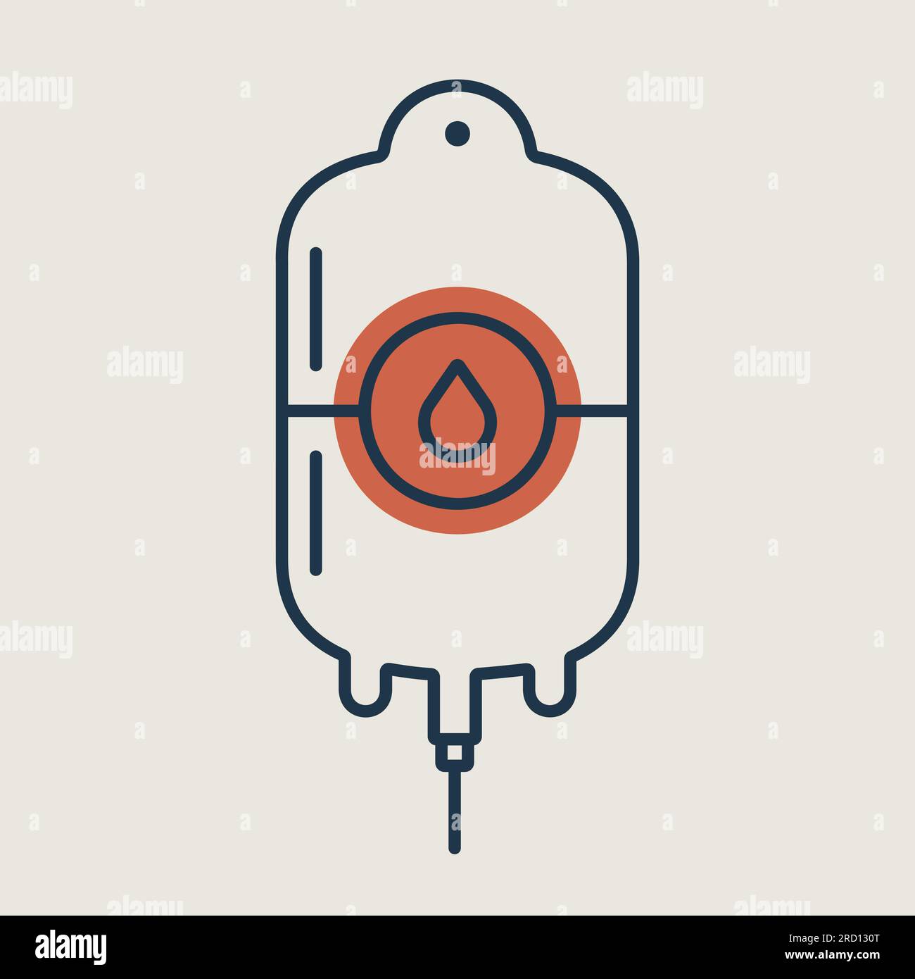 Blood Bag vector isolated icon. Medicine and healthcare, medical ...