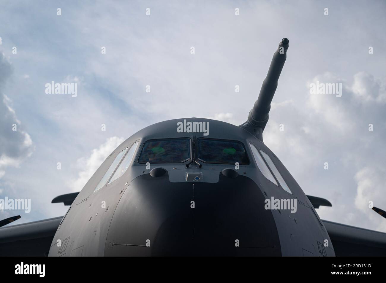 Royal Air Force A400M Atlas, assigned to No. 30/70 Squadron, sits on ...