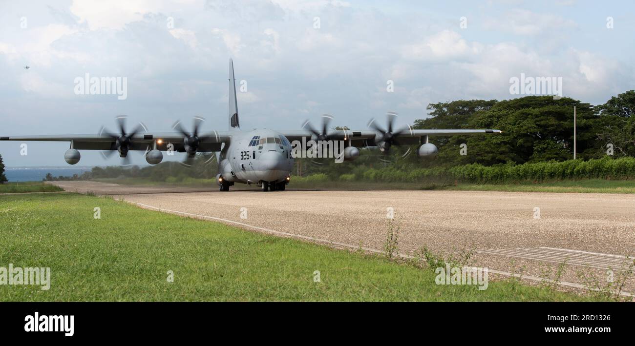 A KC-130J Super Hercules with Marine Aerial Refueler Transport Squadron ...