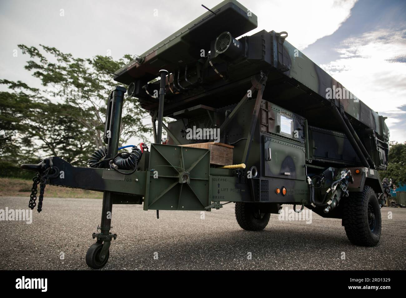 An AN/TPS-80 Ground/Air Task Oriented Radar is delivered, in support of ...