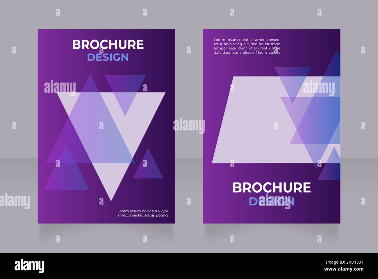 Social welfare program blank brochure design Stock Vector Image & Art ...