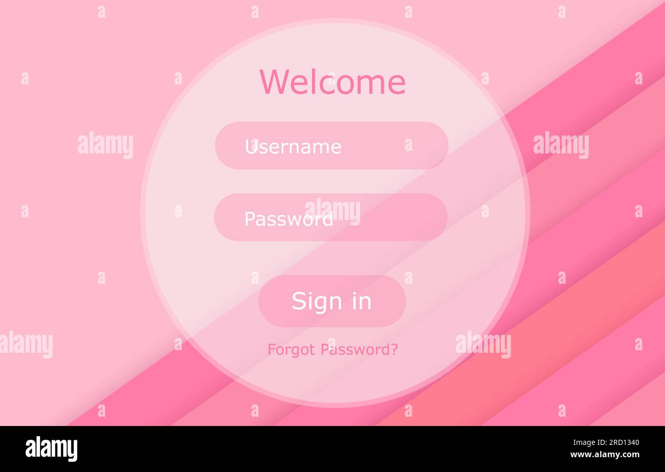 Simple Login Page Design with username Password and login button ...