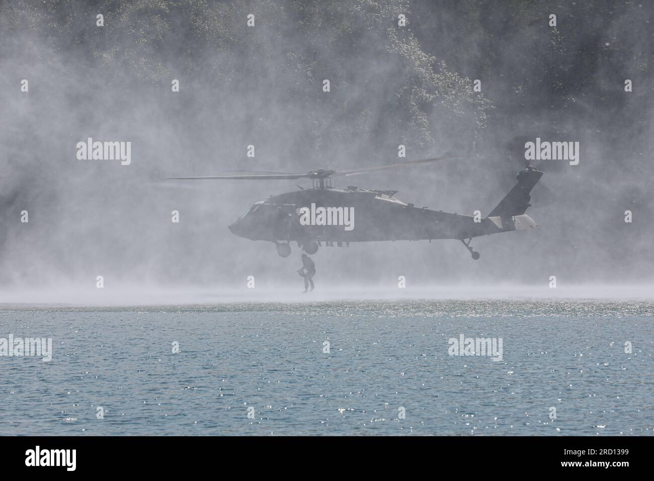 U.S. Army Soldiers assigned to the 1st Special Forces Group, conduct ...