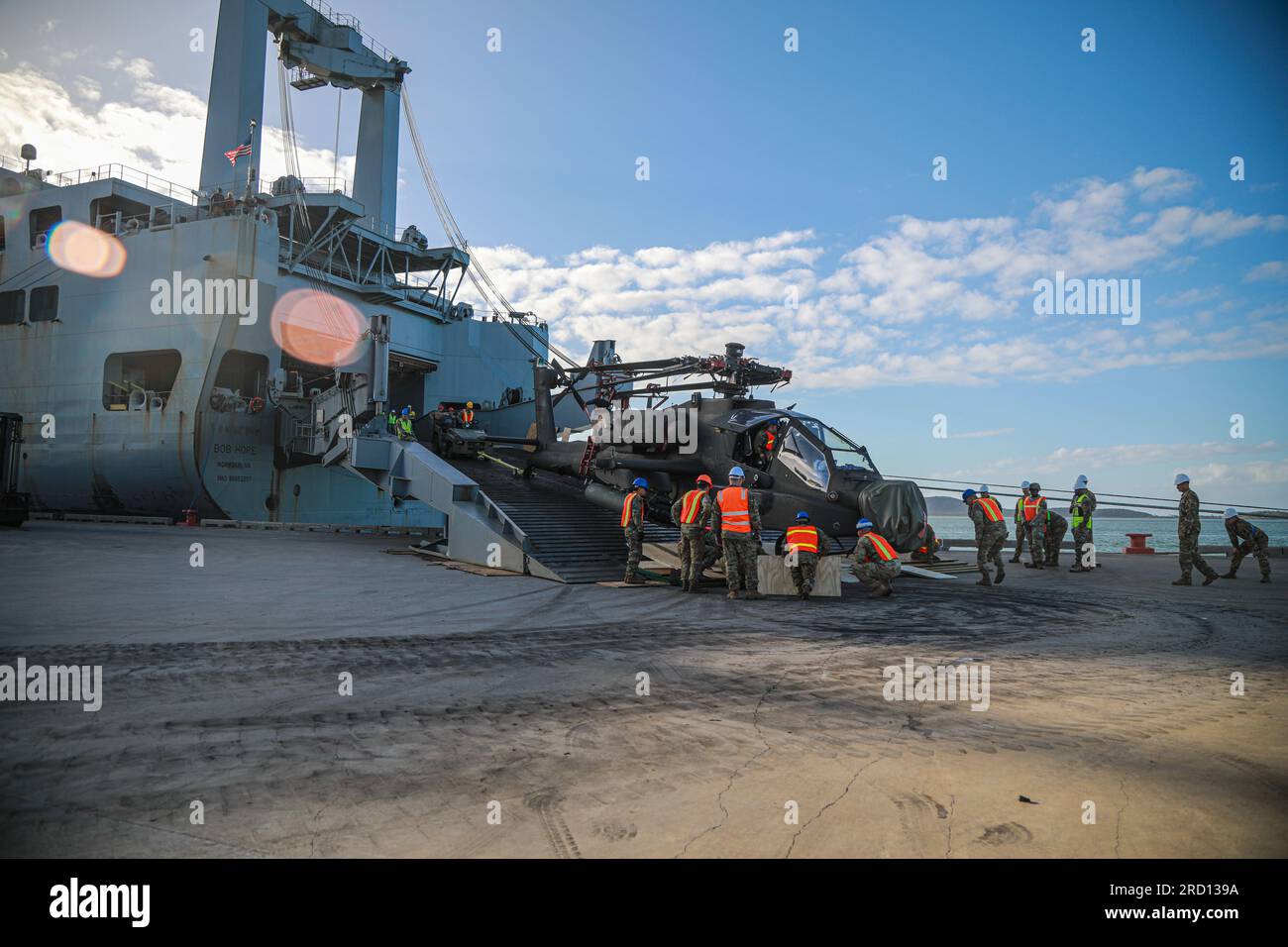 Soldiers assigned to Task Force Warhawk, 16th Combat Aviation Brigade ...