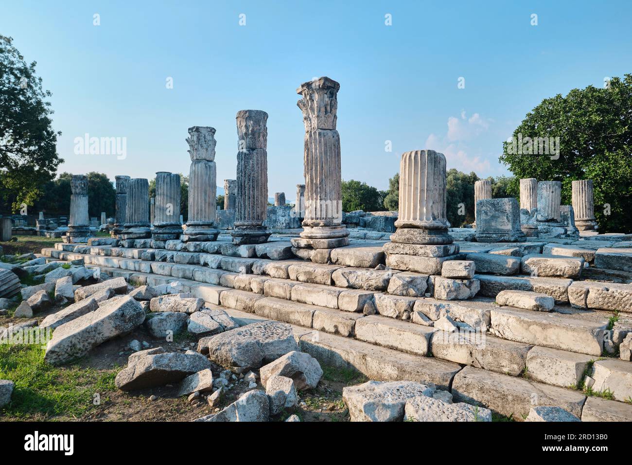 Mugla, Turkey - July 16, 2023: Ruins of the Temple of Goddess Hecate in ...