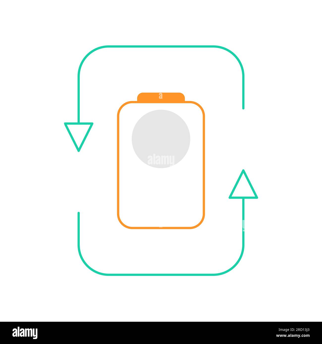 Recycling used battery infographic chart design element Stock Vector ...