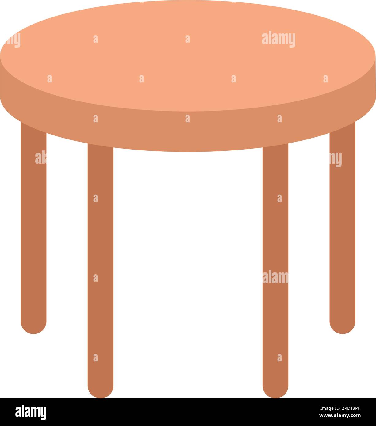 Round Table Icon Image Stock Vector Image & Art - Alamy