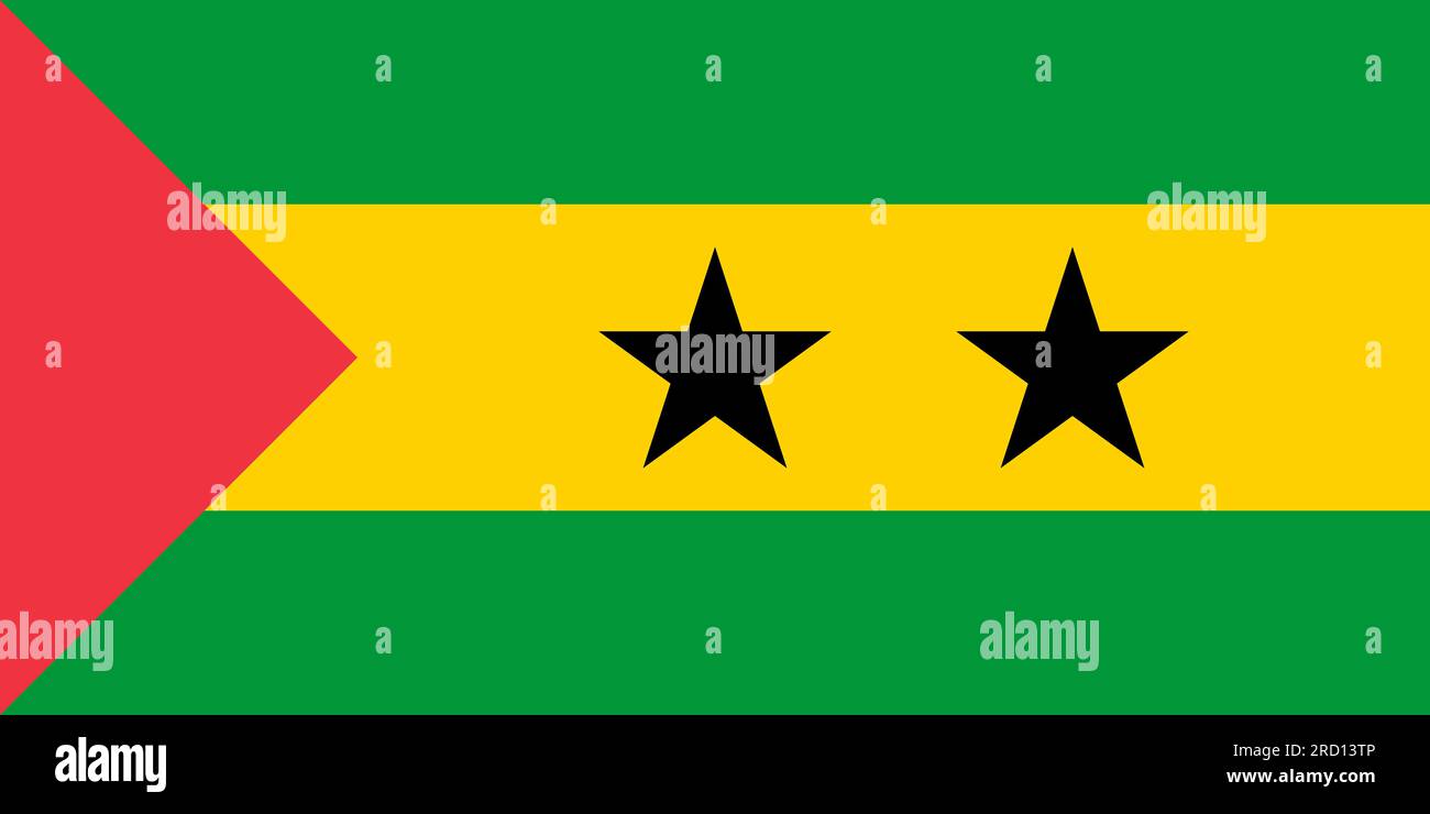 flag of Portuguese Creole peoples Sao Tomeans. flag representing ethnic ...