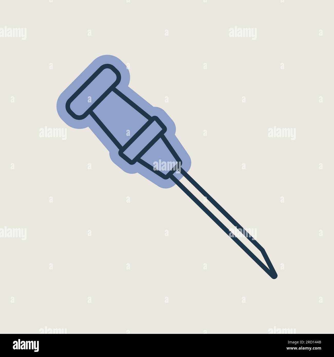 Catheter vector isolated icon. Medicine and healthcare, medical support ...