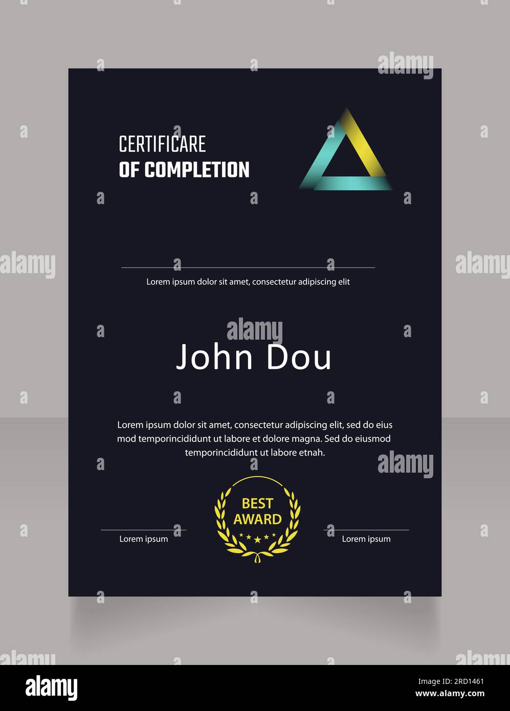 Coding course certificate design template Stock Vector Image & Art - Alamy