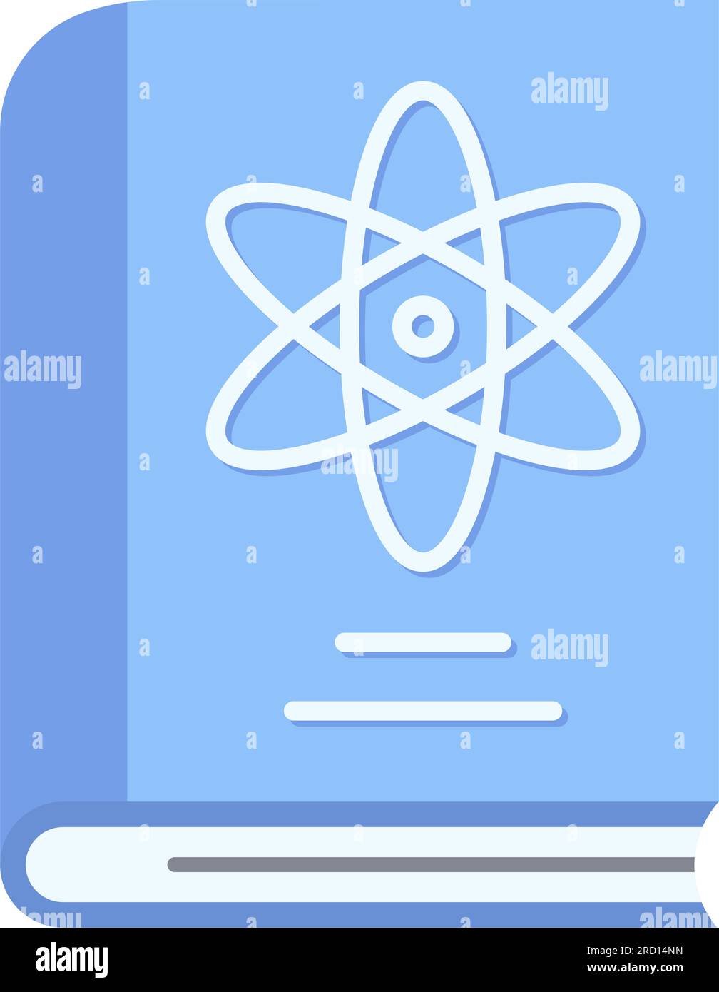 Physics Book Icon Image Stock Vector Image & Art - Alamy