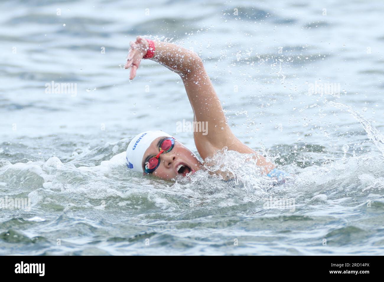Fukuoka, Japan. 15th July, 2023. Airi Ebina (JPN) Swimming : World ...