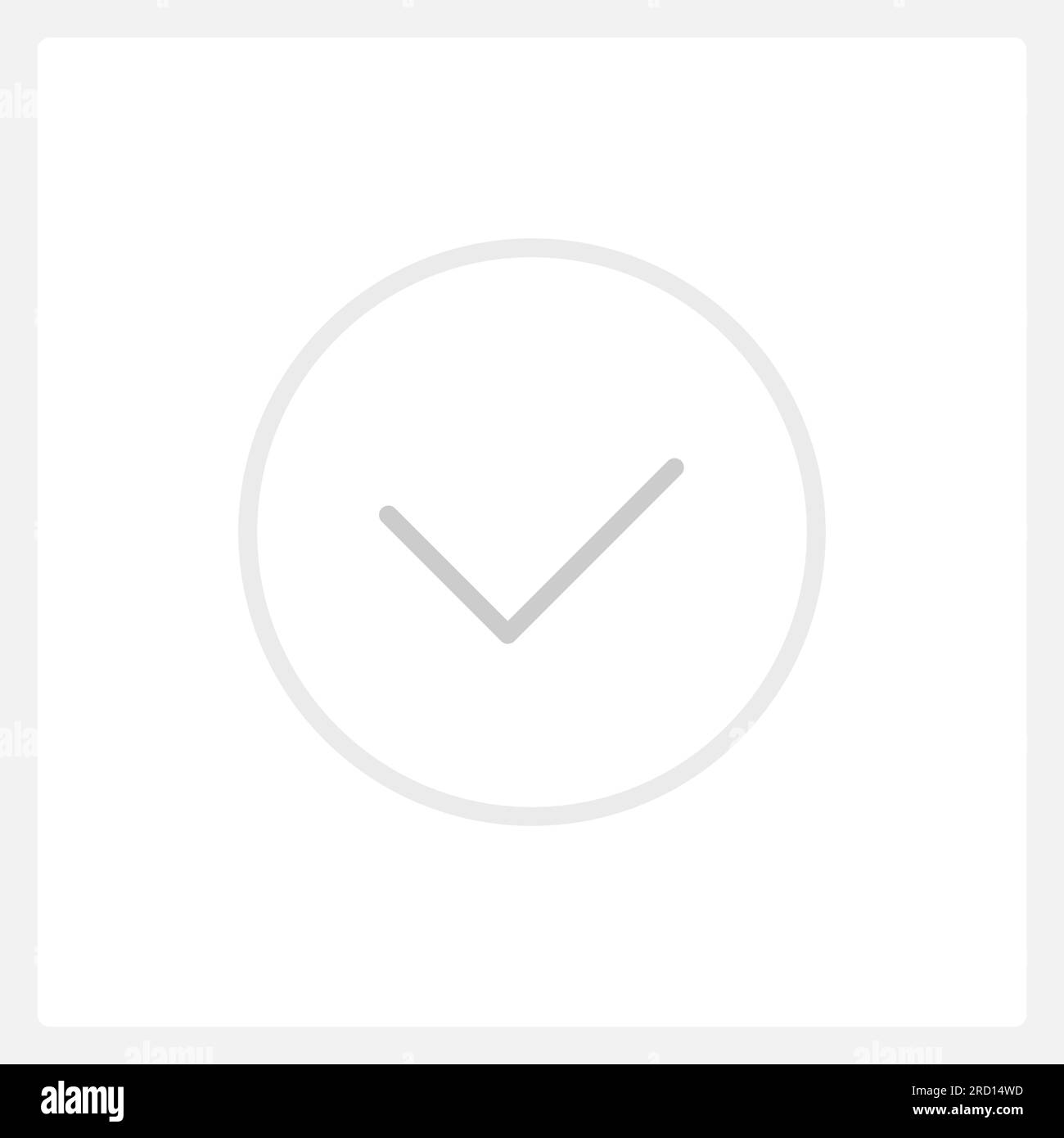 Inactive Accept Button Ui Element Template Stock Vector Image And Art Alamy