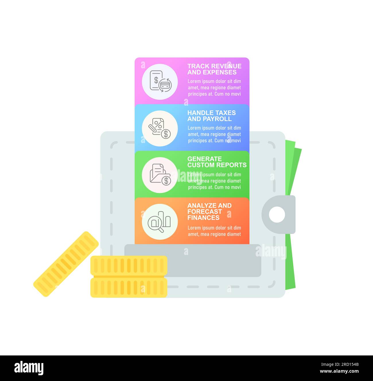 Accounting infographic chart design template Stock Vector Image & Art - Alamy